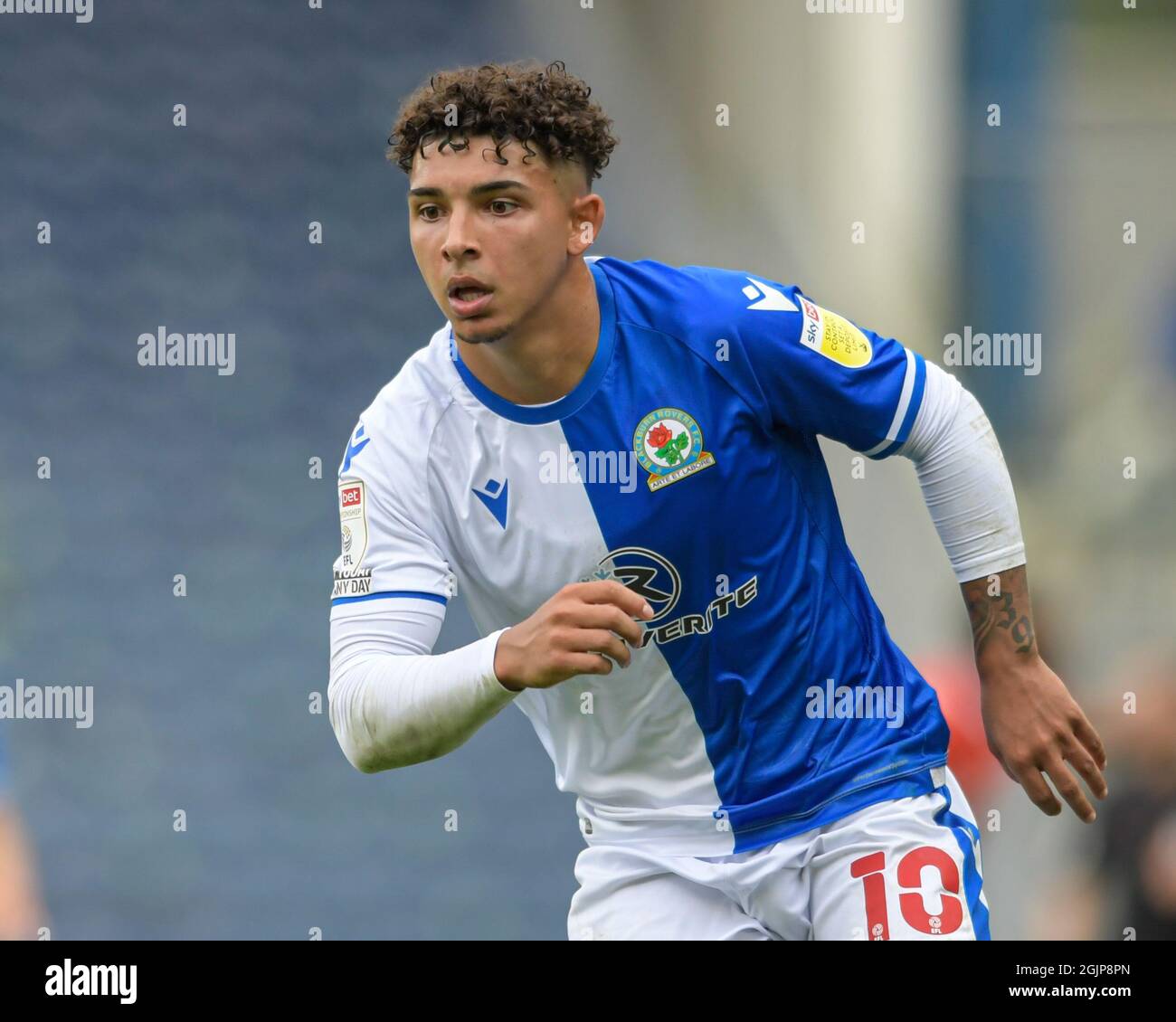 Tyrhys Dolan #10 of Blackburn Rovers in action during the game Stock ...