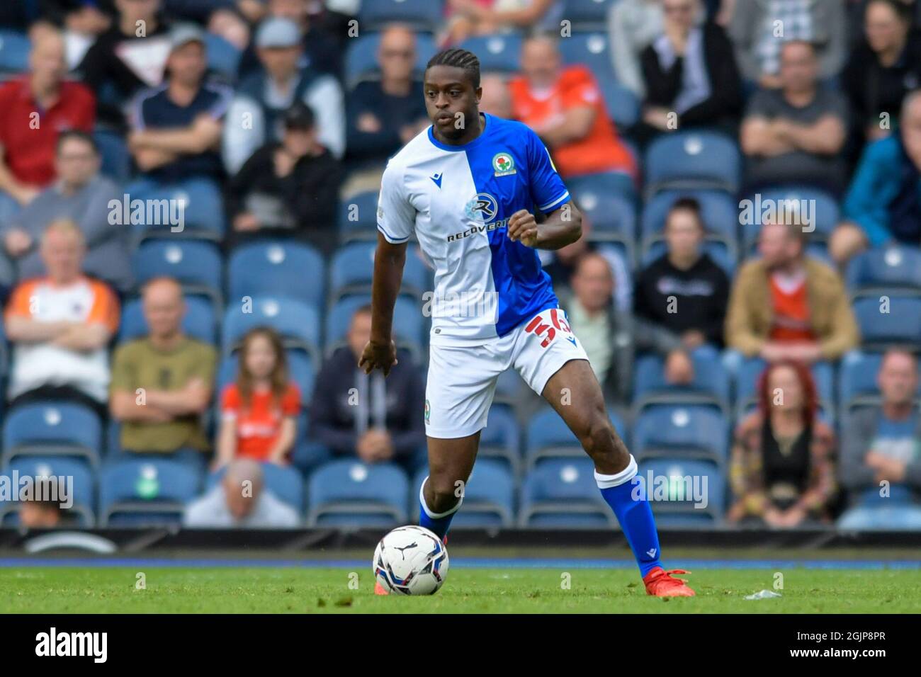 Tyler Magloire #36 of Blackburn Rovers with the ball Stock Photo - Alamy