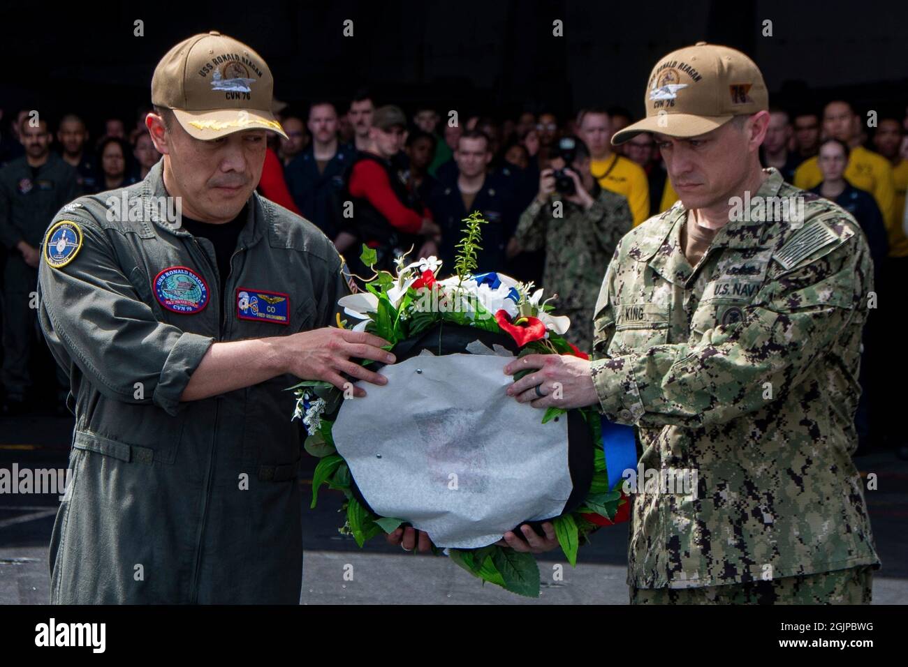 USS Ronald Reagan, United States. 11th Sep, 2021. U.S. Navy Capt. Fred ...