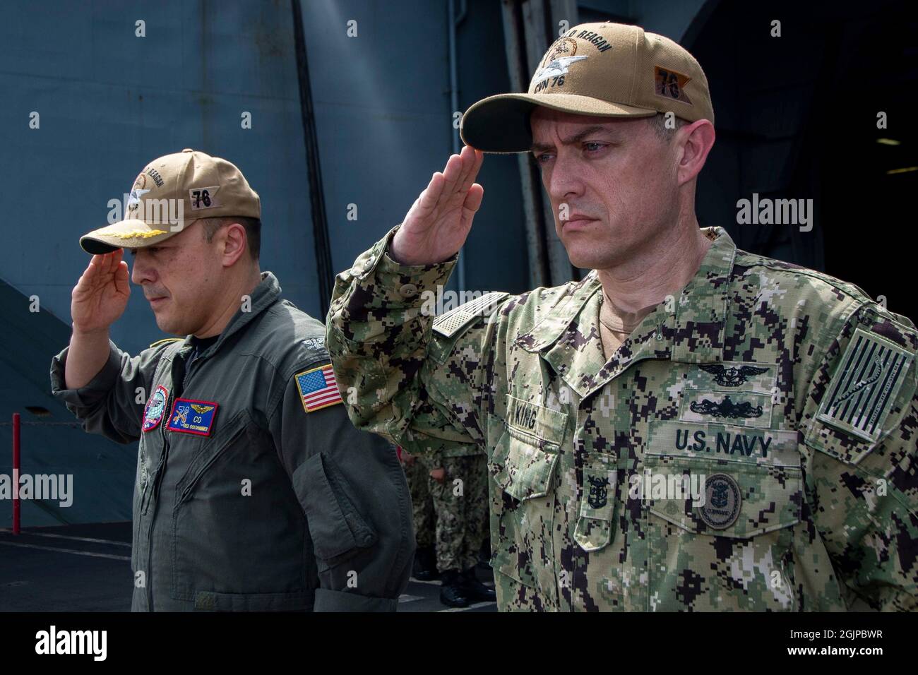 USS Ronald Reagan, United States. 11th Sep, 2021. U.S. Navy Capt. Fred ...
