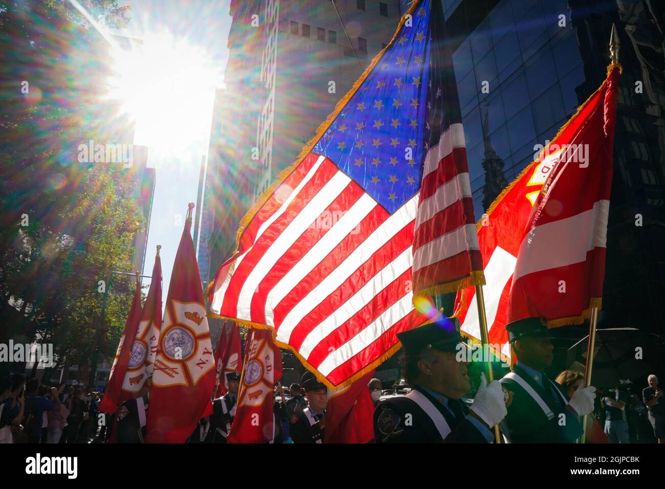 Twin towers plane attack hi-res stock photography and images - Alamy