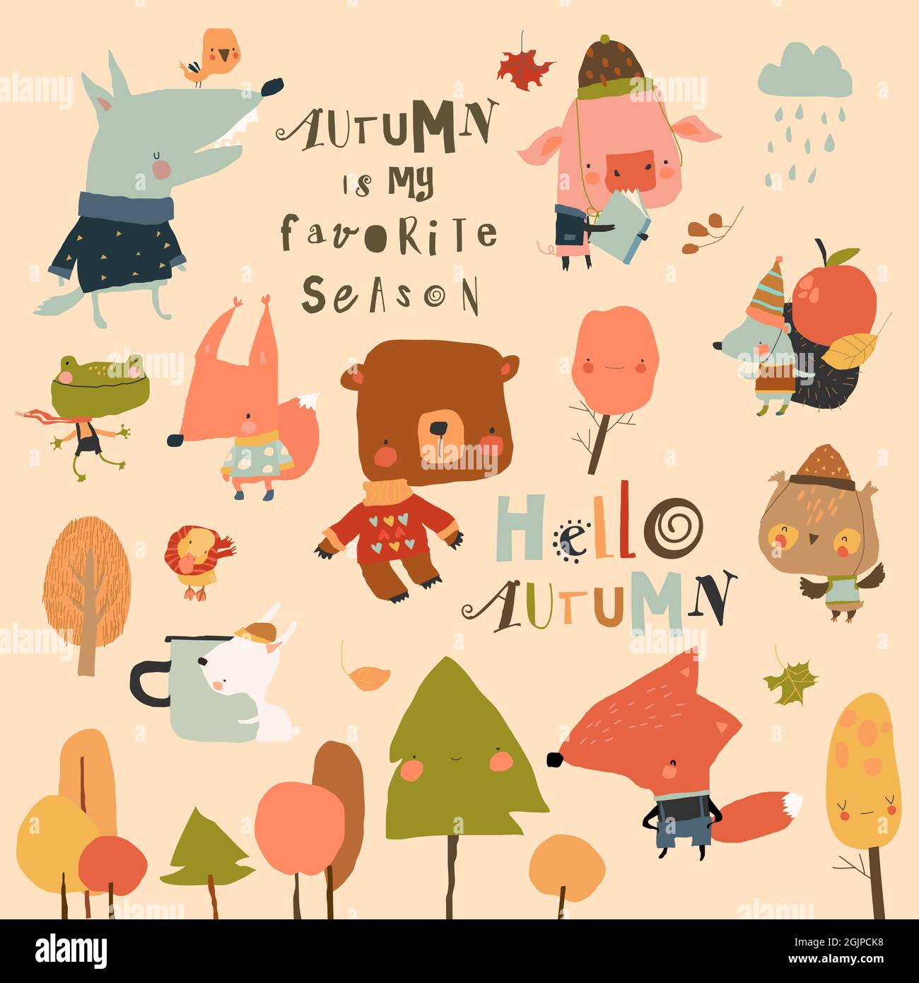 Funny sweaters Stock Vector Images - Alamy