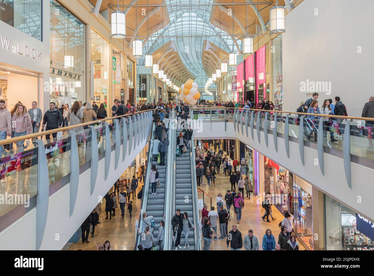 St David’s Dewi Sant shopping centre Cardiff: Please credit Phillip ...