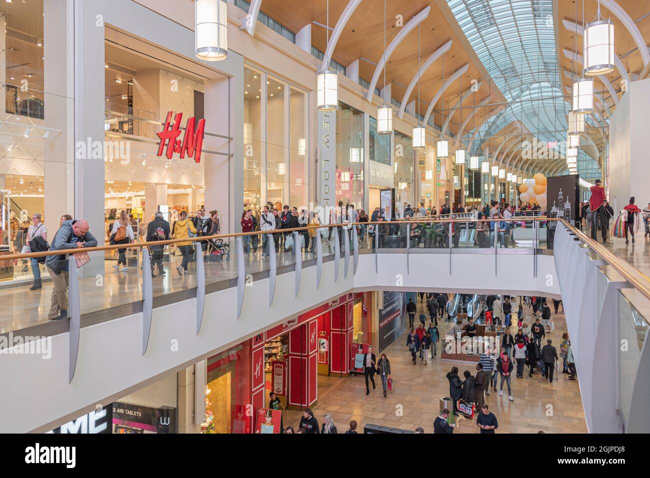 St David’s Dewi Sant shopping centre Cardiff: Please credit Phillip ...