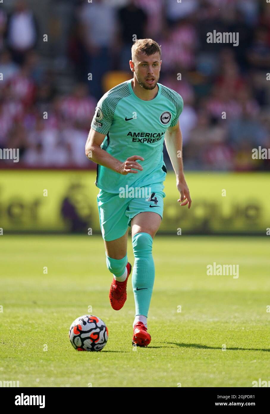 Brighton and Hove Albion's Adam Webster during the Premier League match ...