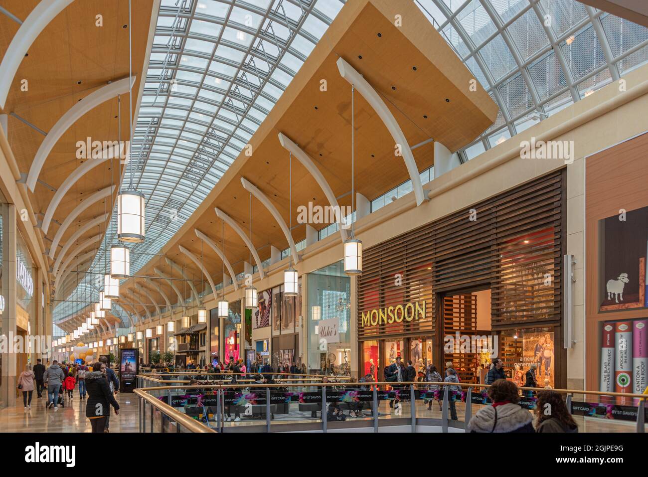 St David’s Dewi Sant shopping centre Cardiff: Please credit Phillip ...