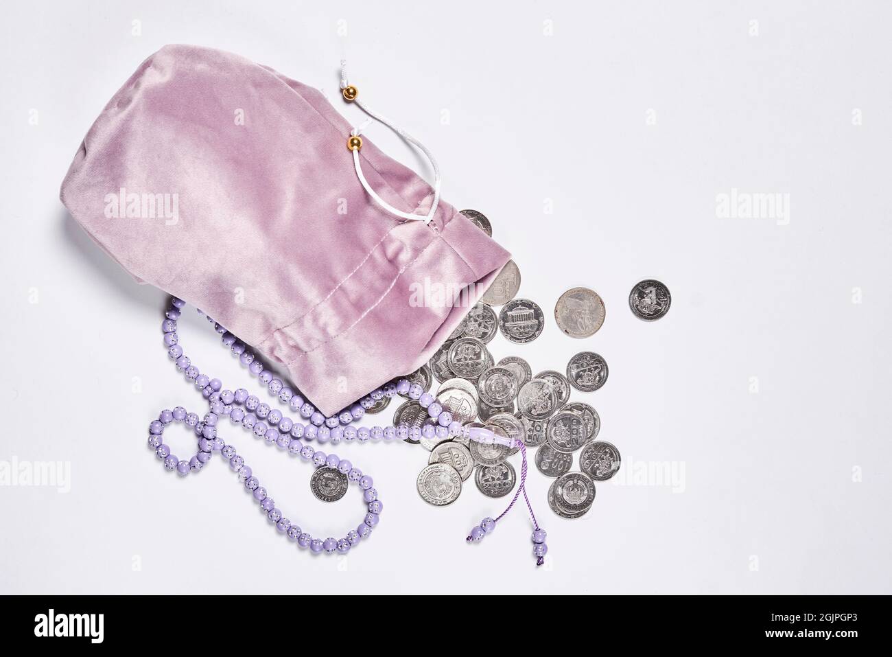 Concept of islamic finance on white background. Sharia-compliant ...