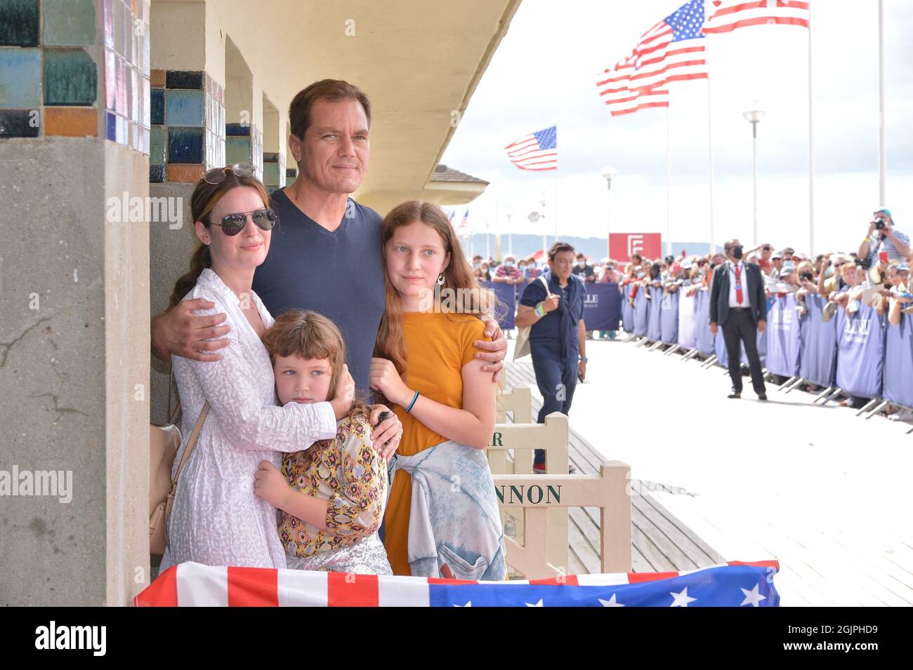Michael Shannon and his family attending a photocall in his honor ...