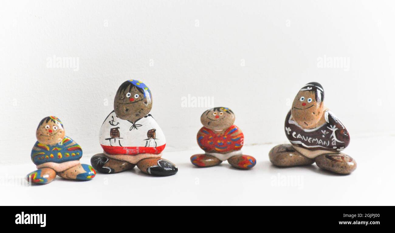 Arran pebble people hi-res stock photography and images - Alamy