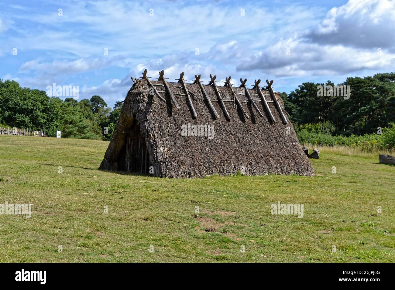 anglo saxon house Stock Photo - Alamy