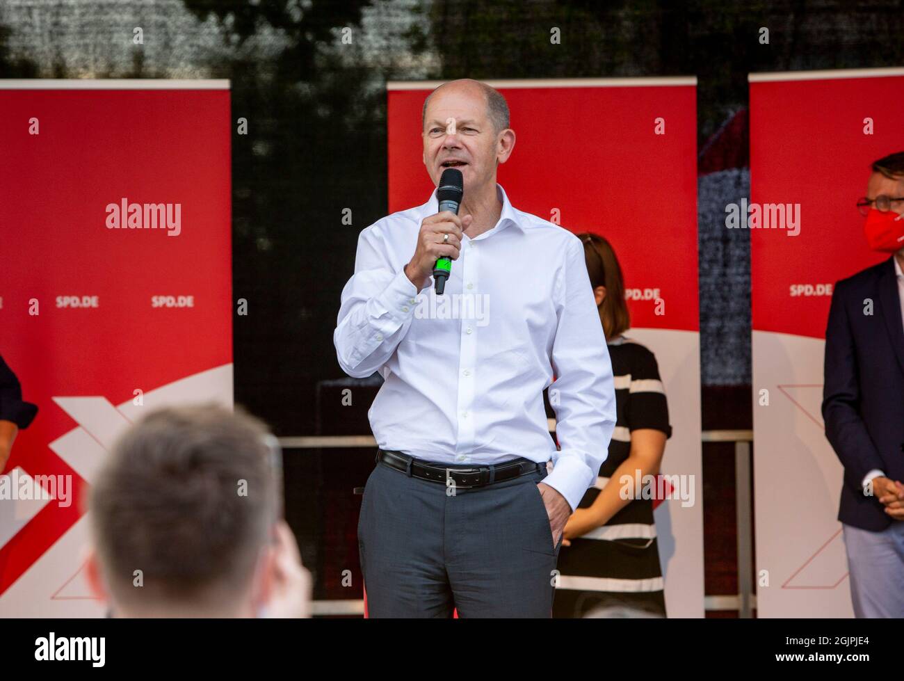 Mannheim, Germany. 11th Sep, 2021. Olaf Scholz, Minister of Finance and ...