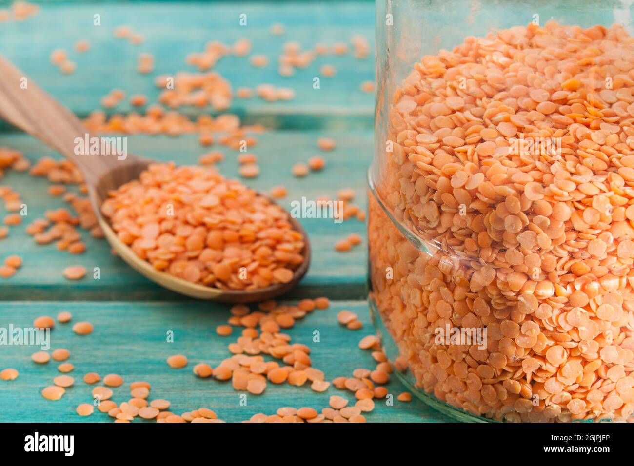 Pink Lentils - A Delicious and Very Healthy Variety Stock Photo - Alamy