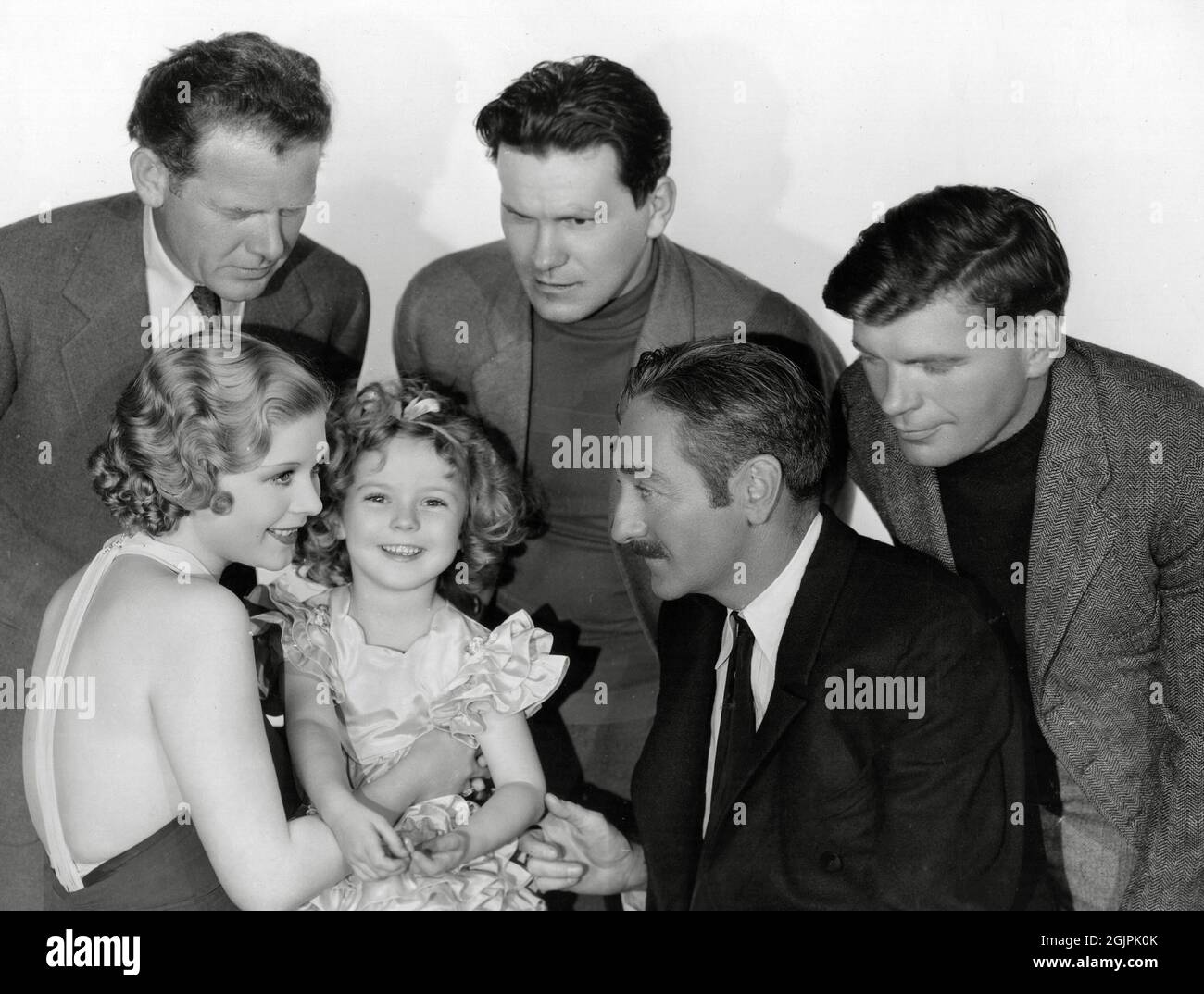 Dorothy Dell, Shirley Temple, Adolphe Menjou, "'Little Miss Marker ...