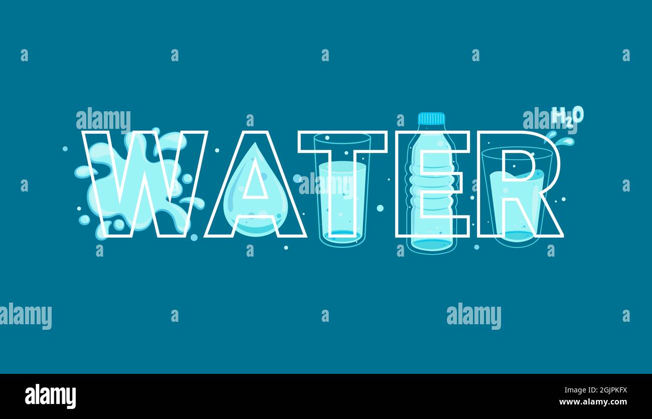 Drink water cartoon hi-res stock photography and images - Alamy