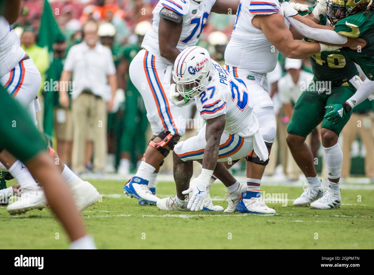 September 11, 2021: Florida Gators running back Dameon Pierce (27 ...