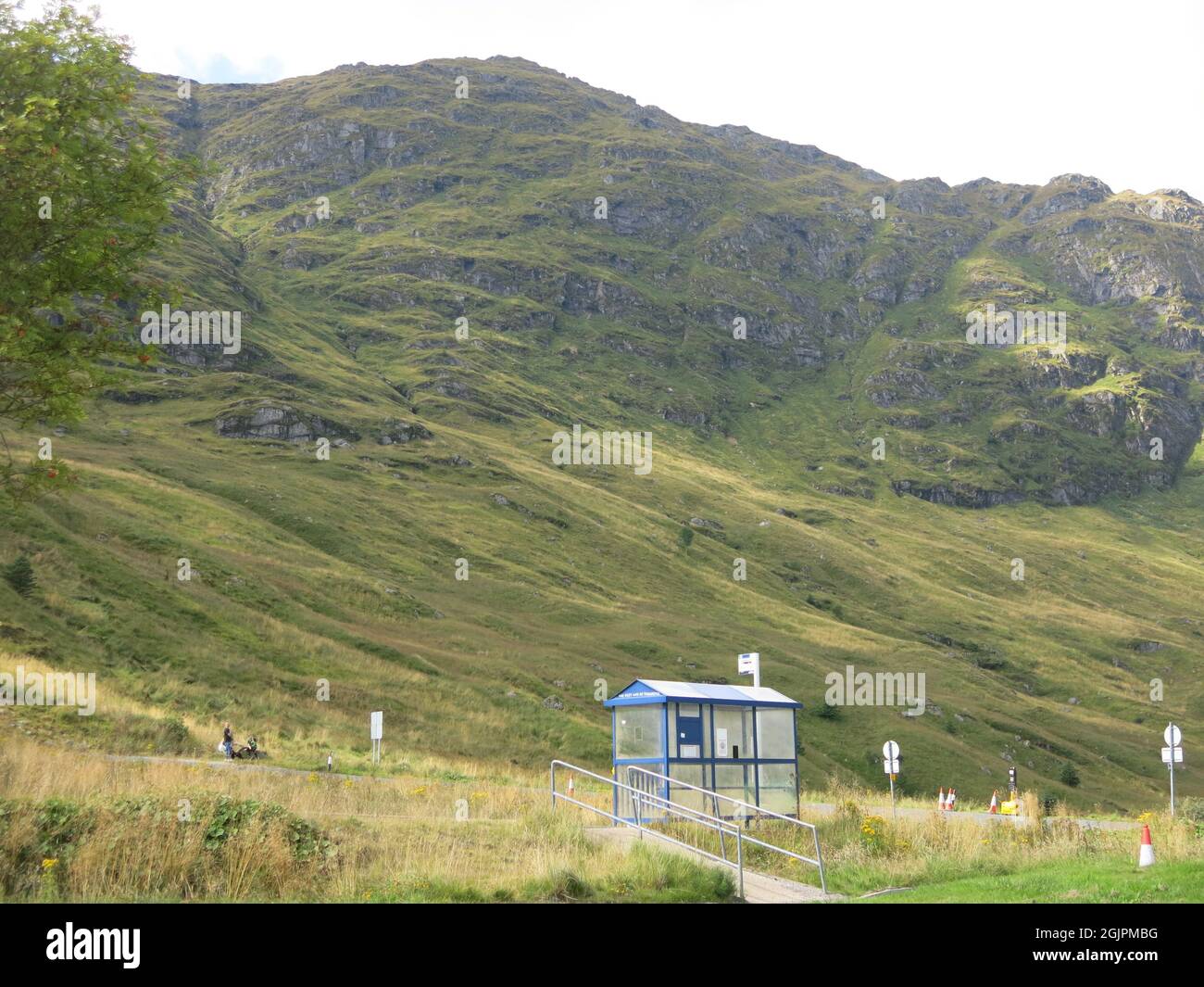 Scotland's most scenic bus stop? The bus shelter at the panoramic ...