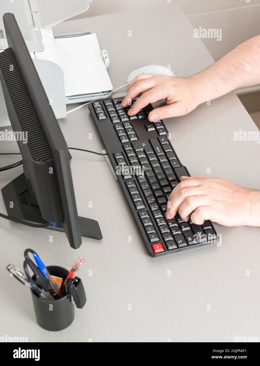 Computer printer mouse keyboard hi-res stock photography and images - Alamy