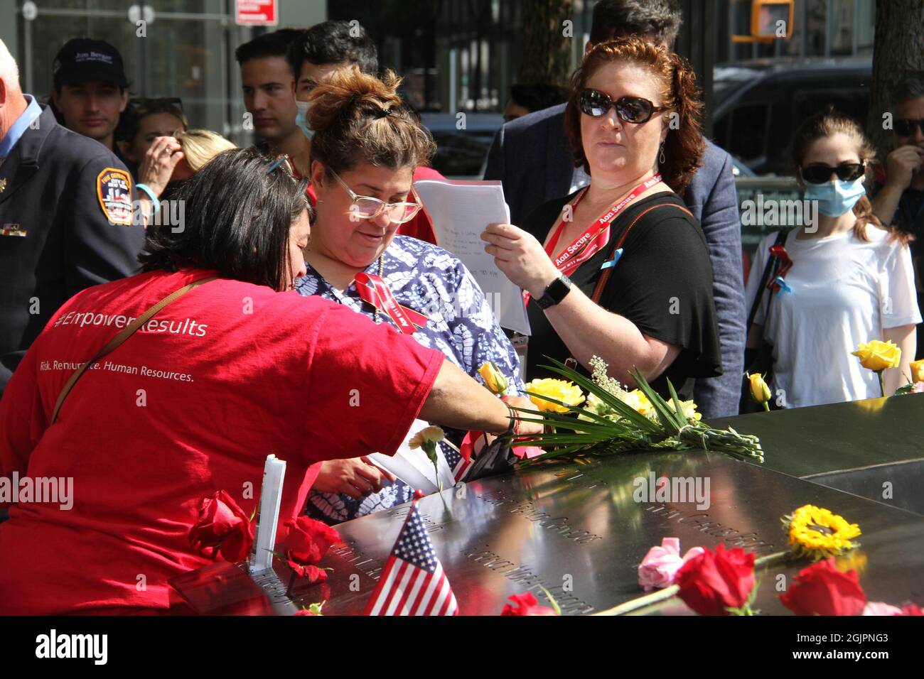 People Crying Together 911