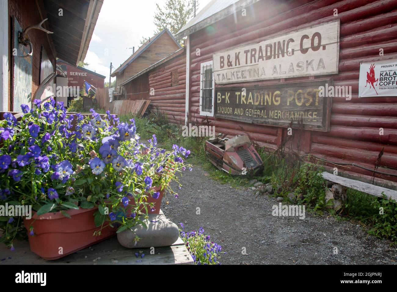 Talkeetna is a small town on the shores of the Susitna River where ...