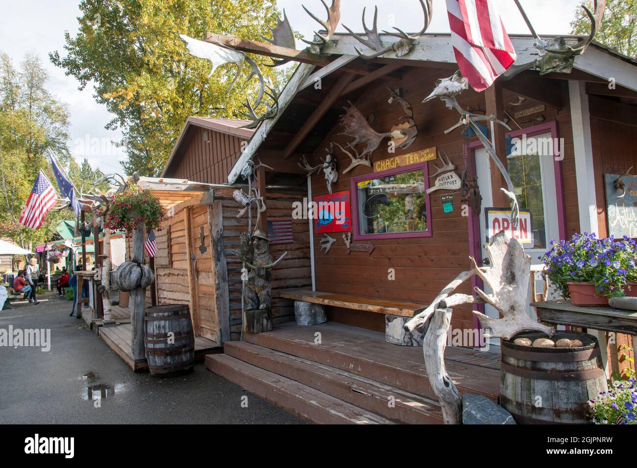 Talkeetna is a small town on the shores of the Susitna River where ...