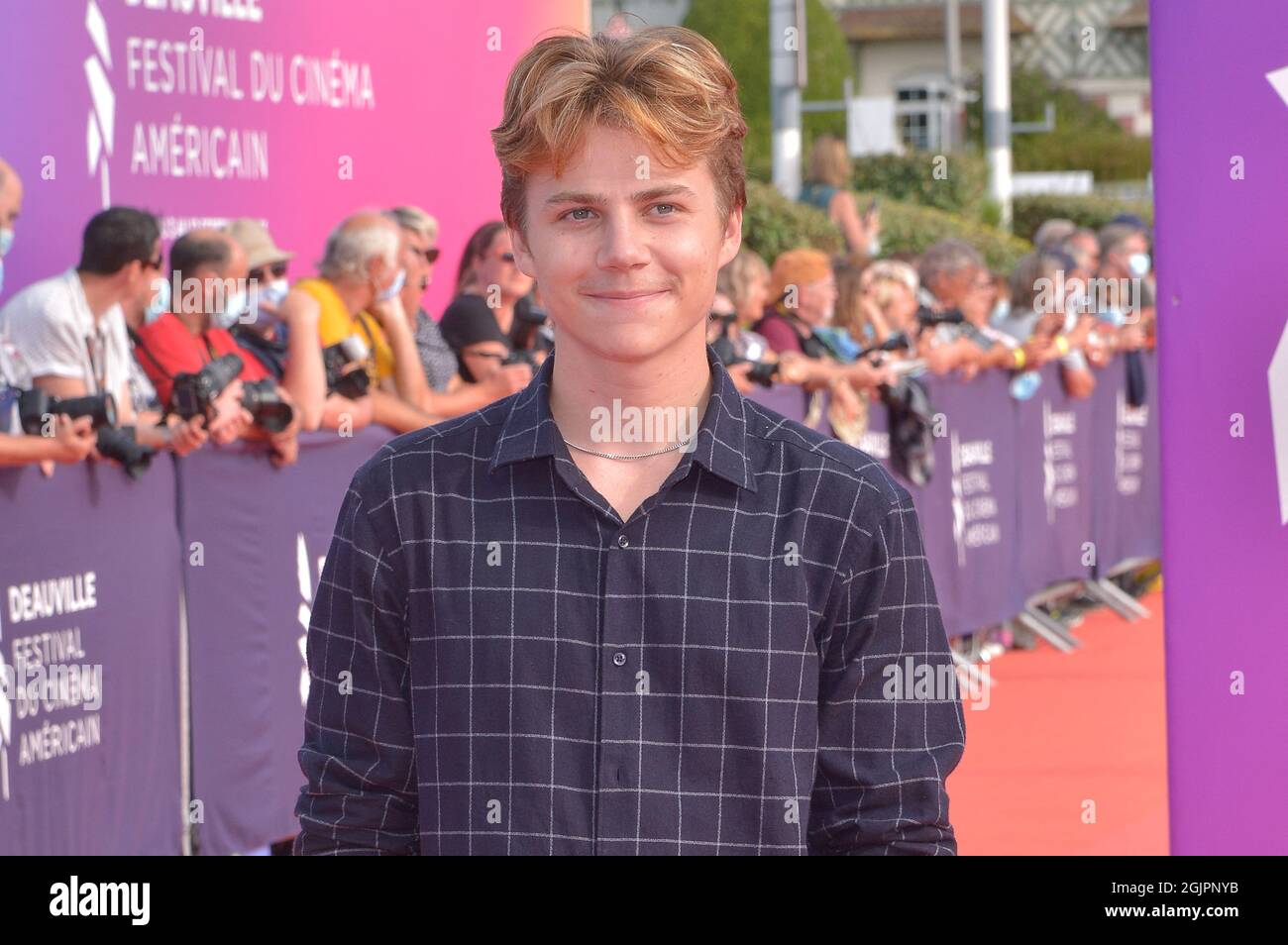 Felix Lefebvre attending the Closing Ceremony of the 47th Deauville ...