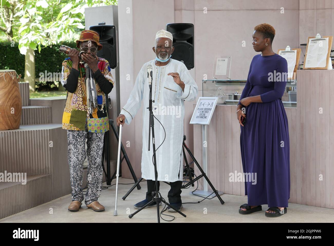 West African drummers celebrated the 92 birthday of legendary James ...
