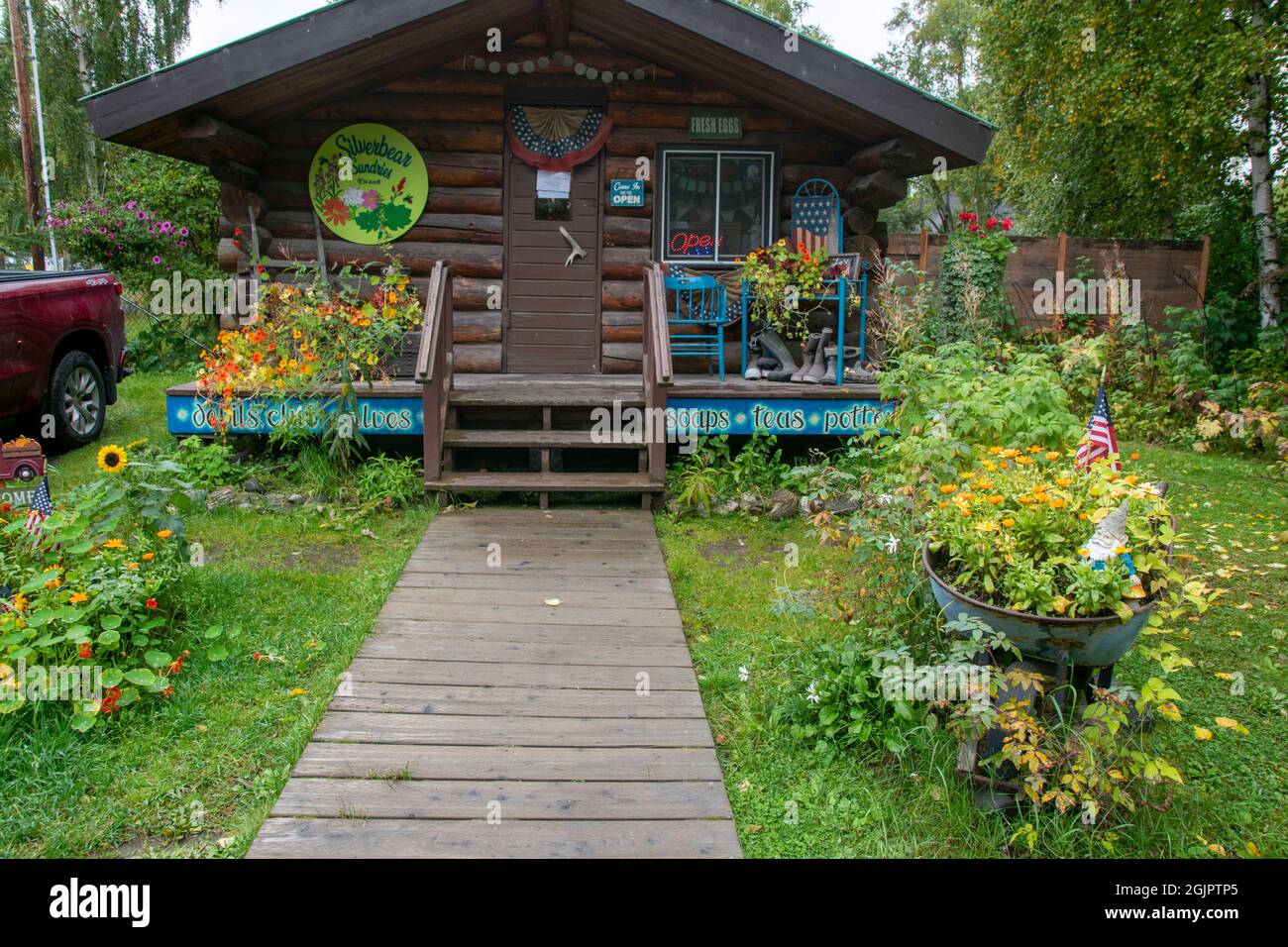 Talkeetna is a small town on the shores of the Susitna River where ...