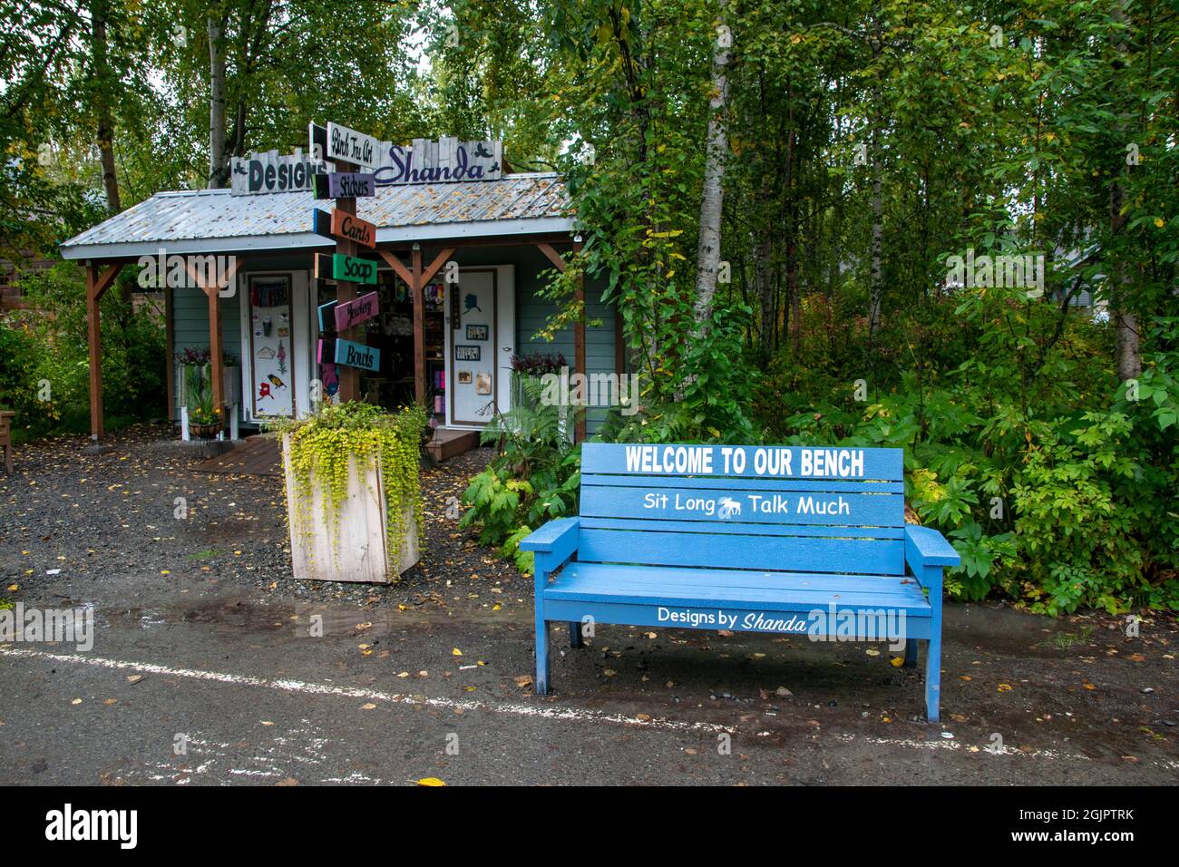 Talkeetna is a small town on the shores of the Susitna River where ...