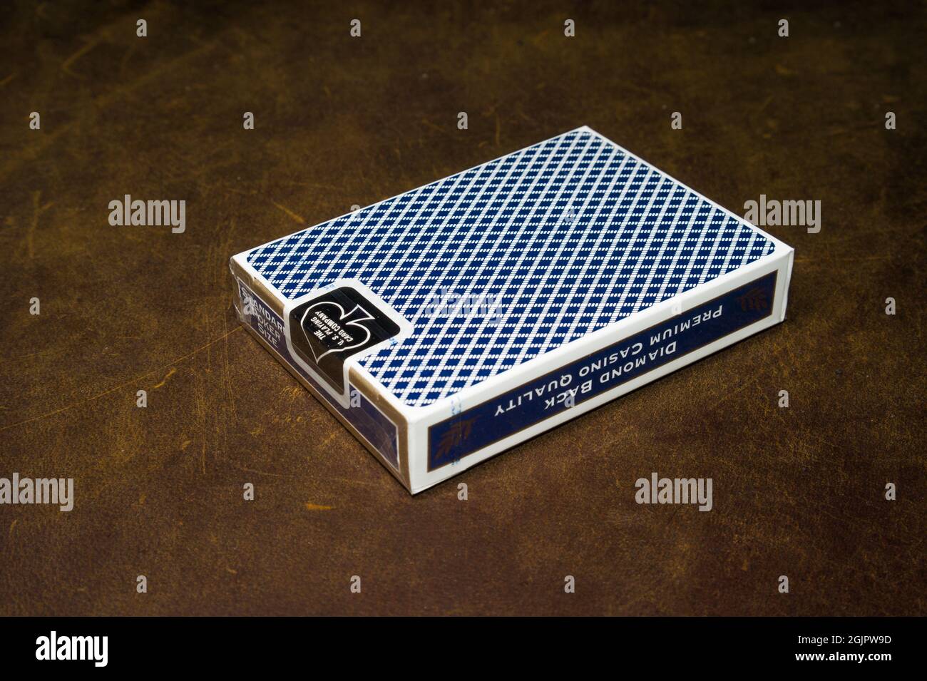 Closeup shot of playing cards on the table Stock Photo - Alamy
