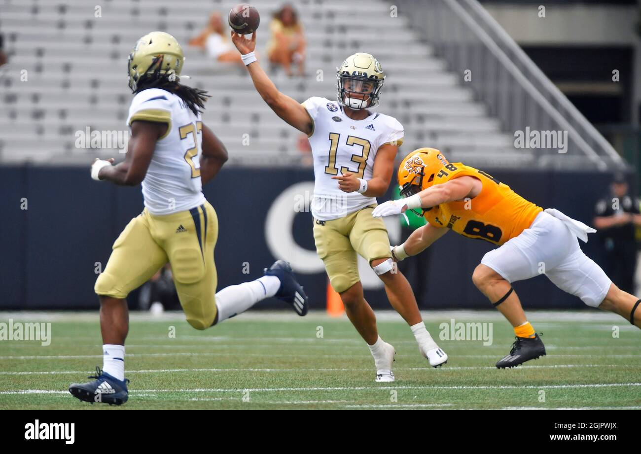 Atlanta, GA, USA. 11th Sep, 2021. Georgia Tech Yellow Jackets ...
