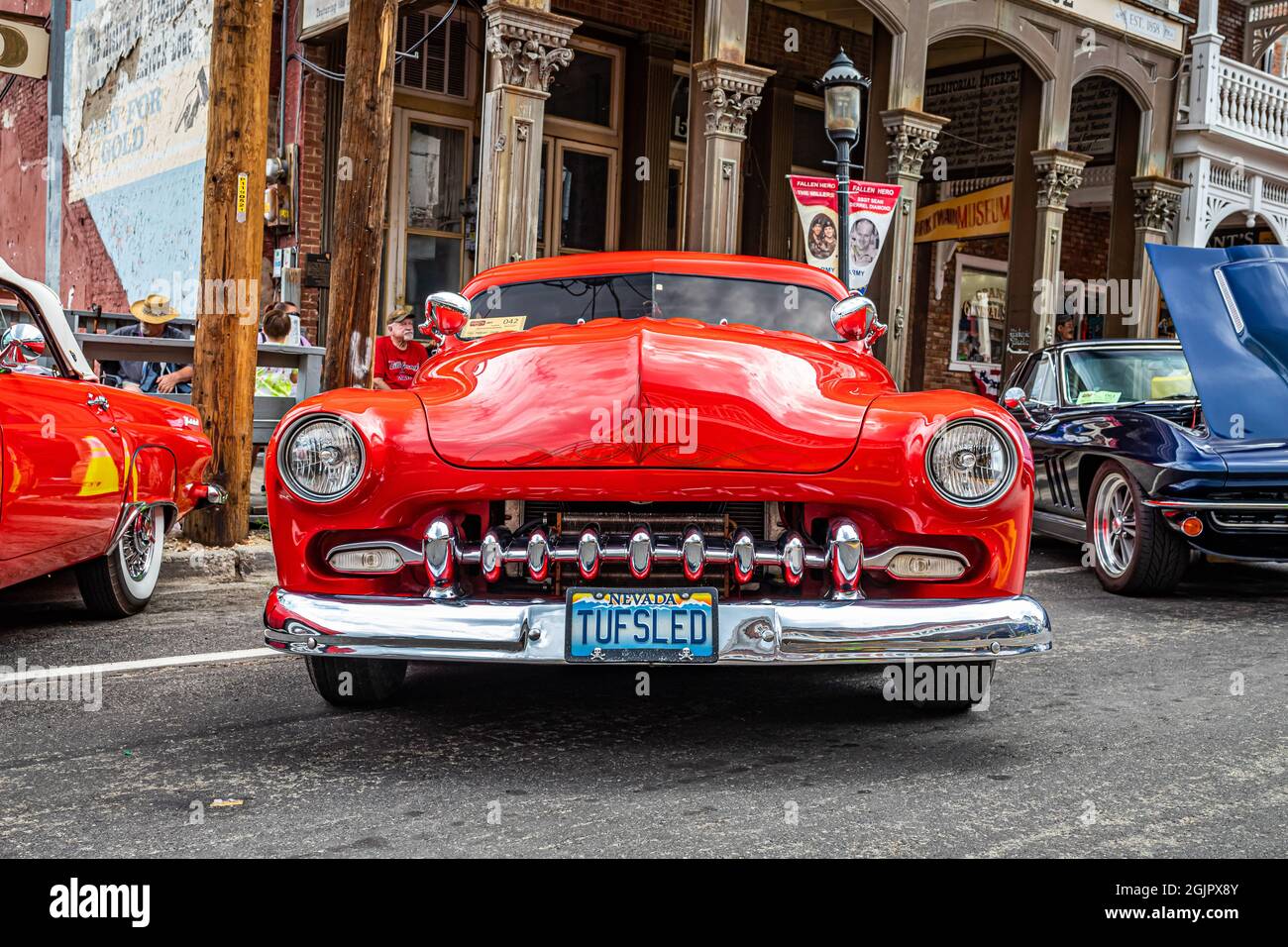 Virginia City, NV - July 30, 2021: 1951 Mercury Eight Monterey Coupe ...