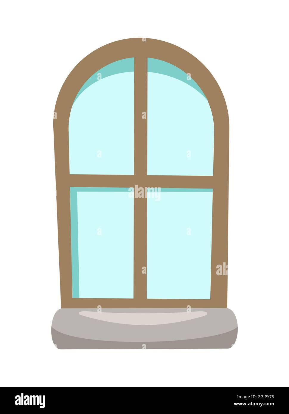 Round wooden top frame Stock Vector Images - Alamy