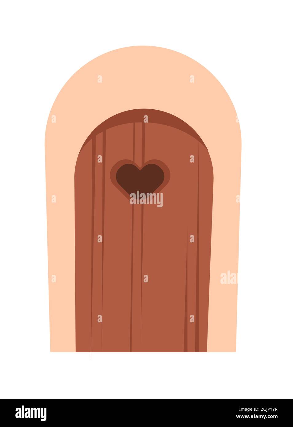 Door is closed. Doorway of house or apartment. Entrance is outside ...