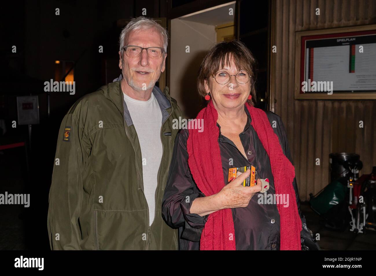 Berlin, Germany. 11th Sep, 2021. Monika Hansen and Ernst Stötzner, both ...