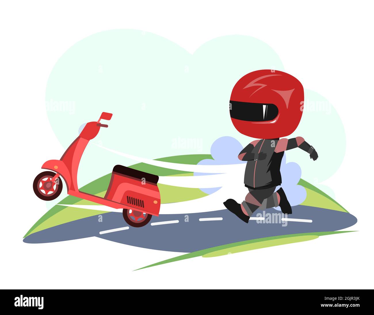 Chase scene Stock Vector Images - Alamy