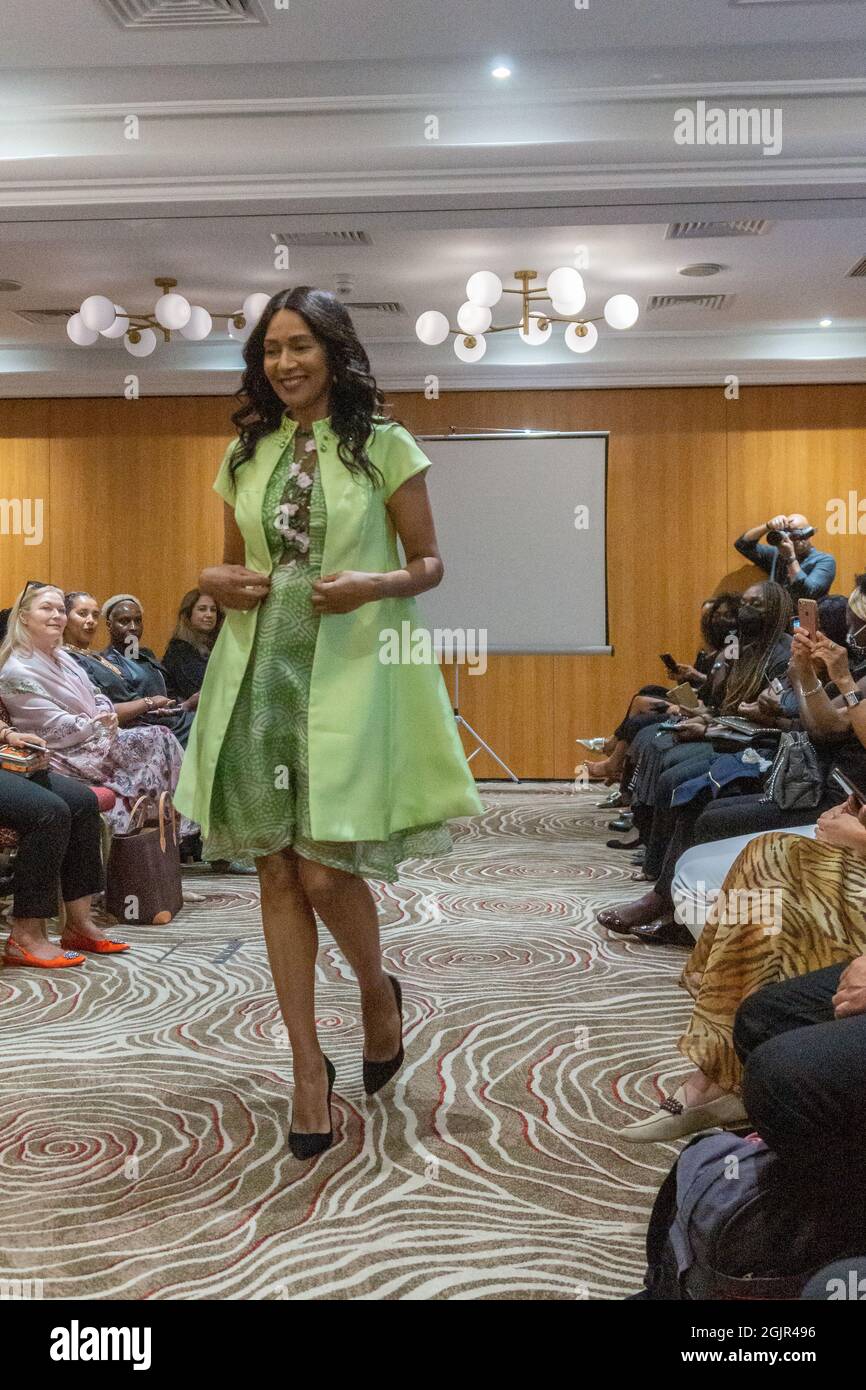London, UK. 11th Sep, 2021. Nigerian Couturier Ade Bakare Celebrates ...