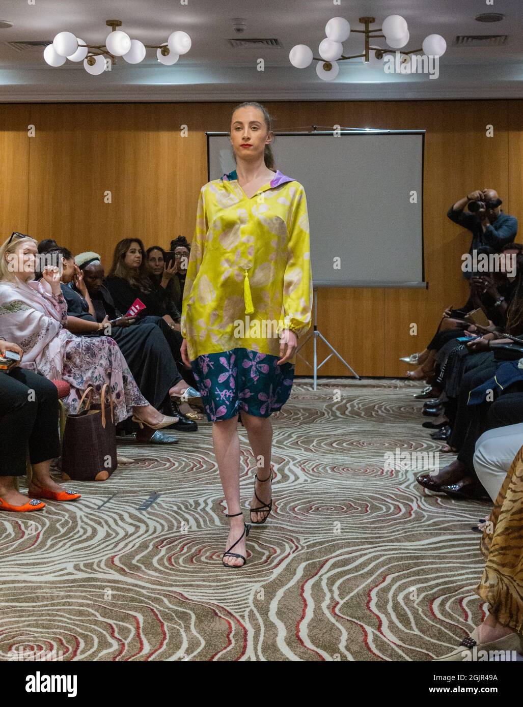 London, UK. 11th Sep, 2021. Nigerian Couturier Ade Bakare Celebrates ...