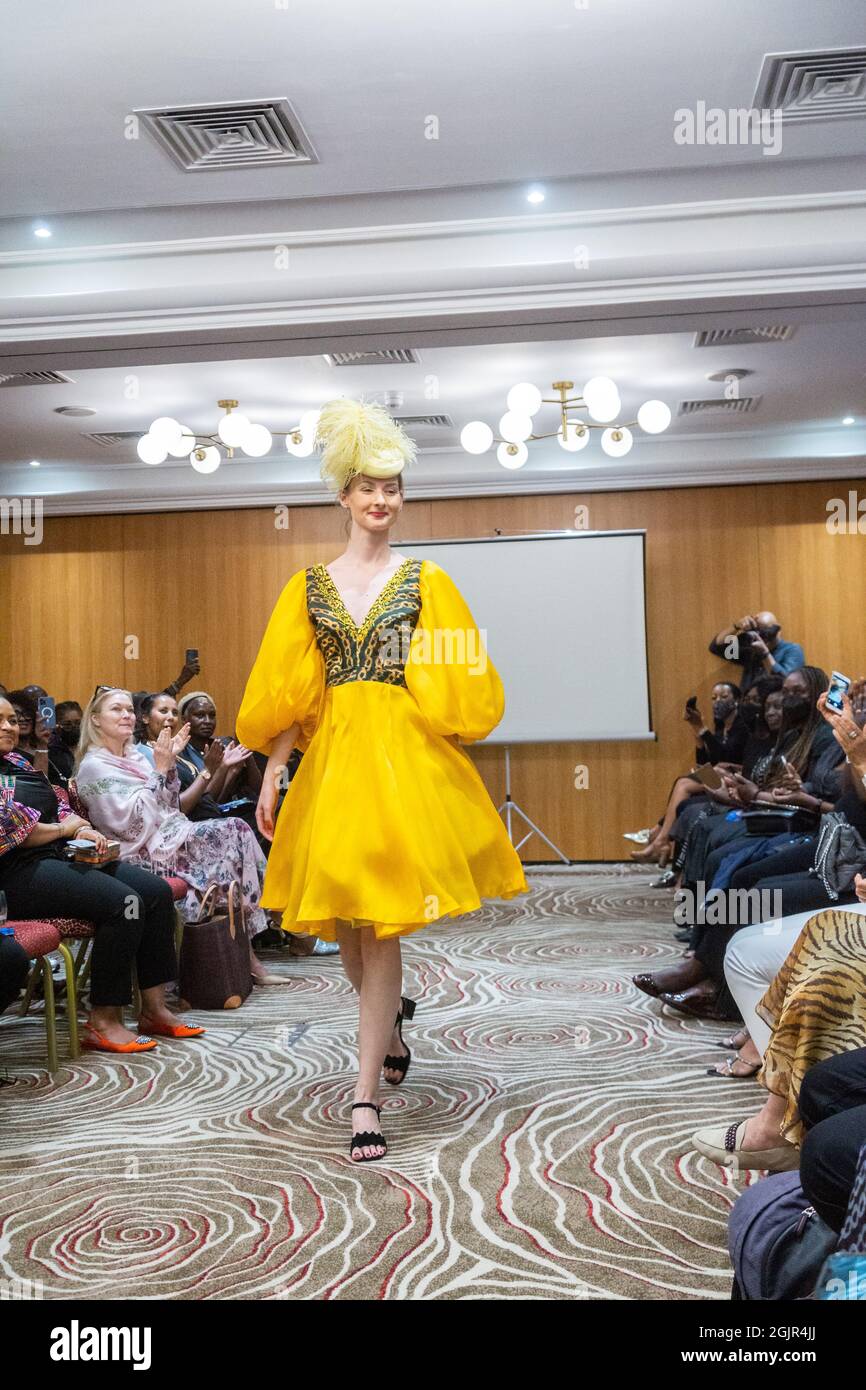 London, UK. 11th Sep, 2021. Nigerian Couturier Ade Bakare Celebrates ...