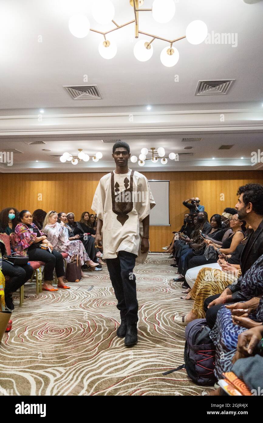 London, UK. 11th Sep, 2021. Nigerian Couturier Ade Bakare Celebrates ...