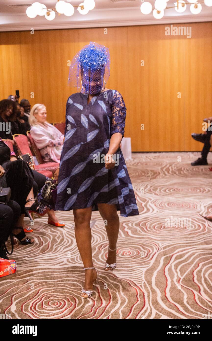 London, UK. 11th Sep, 2021. Nigerian Couturier Ade Bakare Celebrates ...