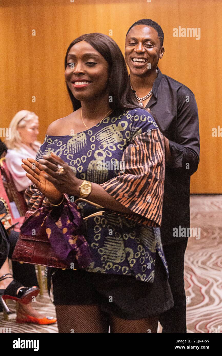 London, UK. 11th Sep, 2021. Nigerian Couturier Ade Bakare Celebrates ...