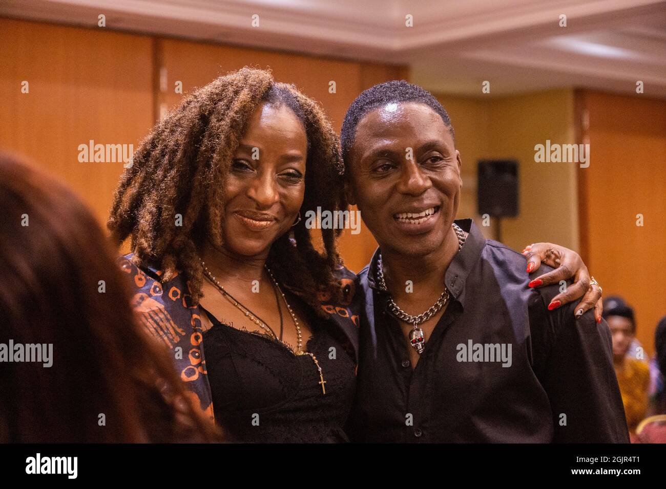 London, UK. 11th Sep, 2021. Nigerian Couturier Ade Bakare Celebrates ...