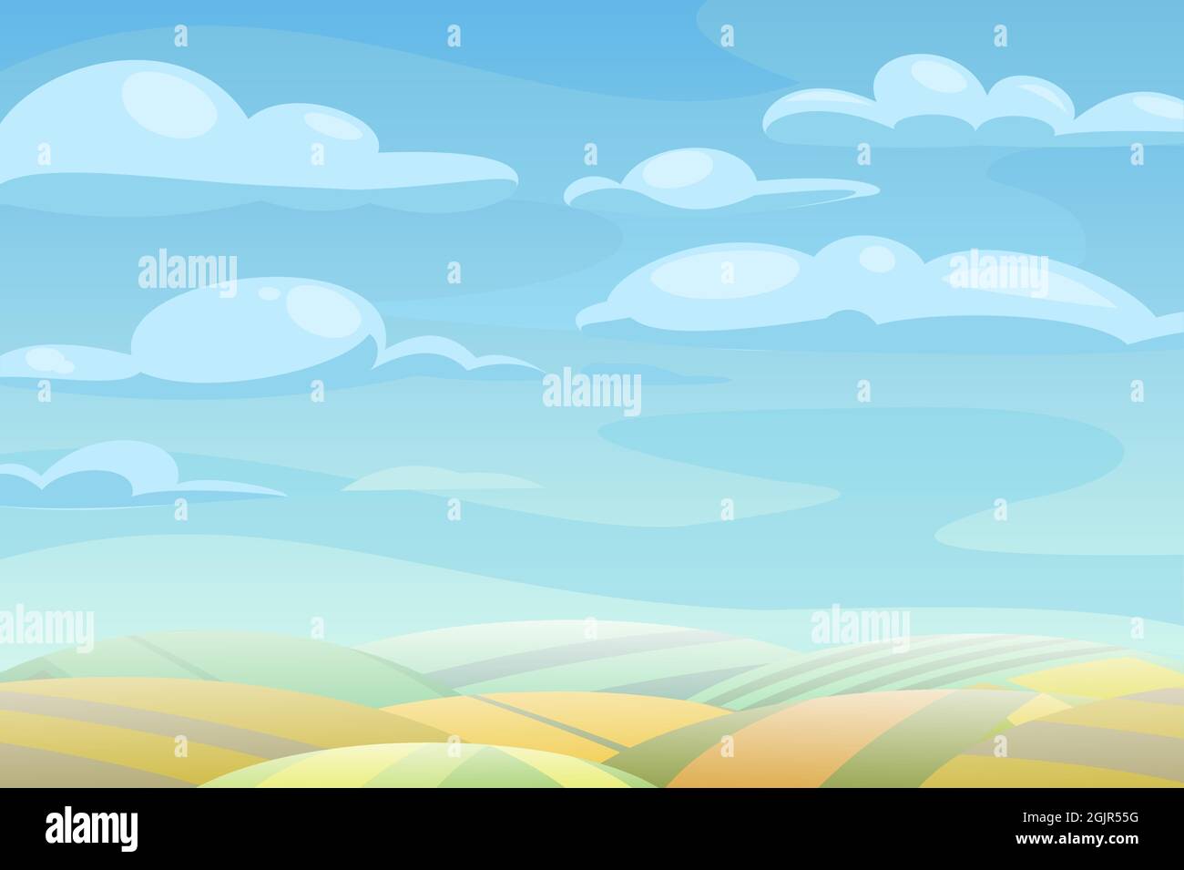 Autumn foggy day Stock Vector Images - Alamy