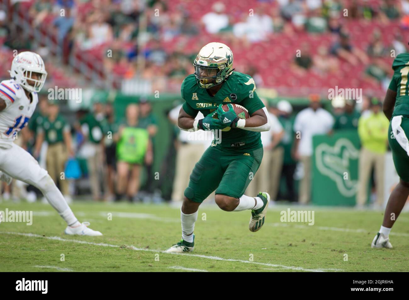 September 11, 2021: South Florida Bulls running back Jaren Mangham (0 ...