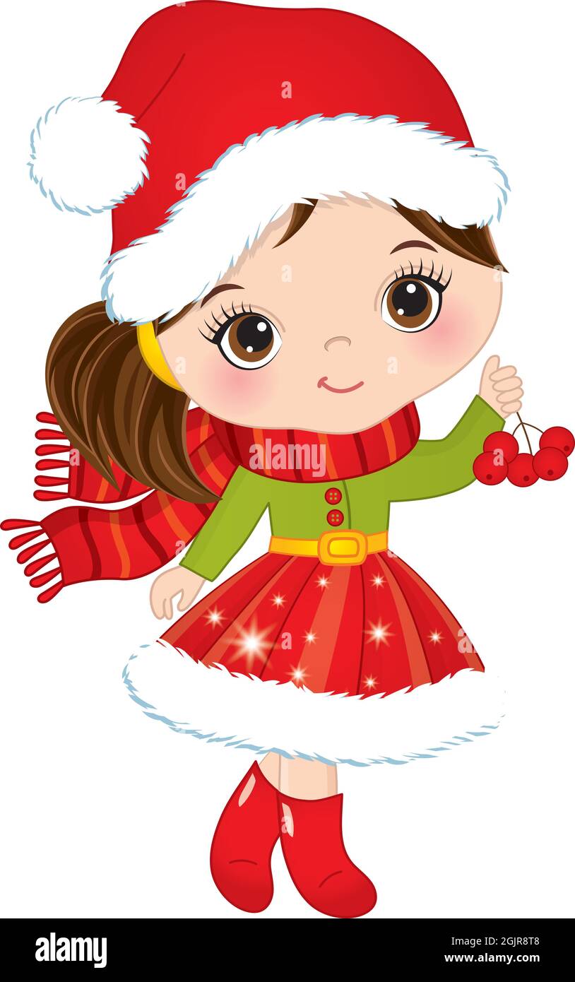 Santa Girl Clipart