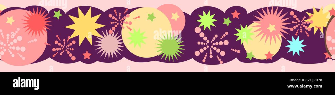 Festive background. Seamless picture. Space. Bright flashes of ...