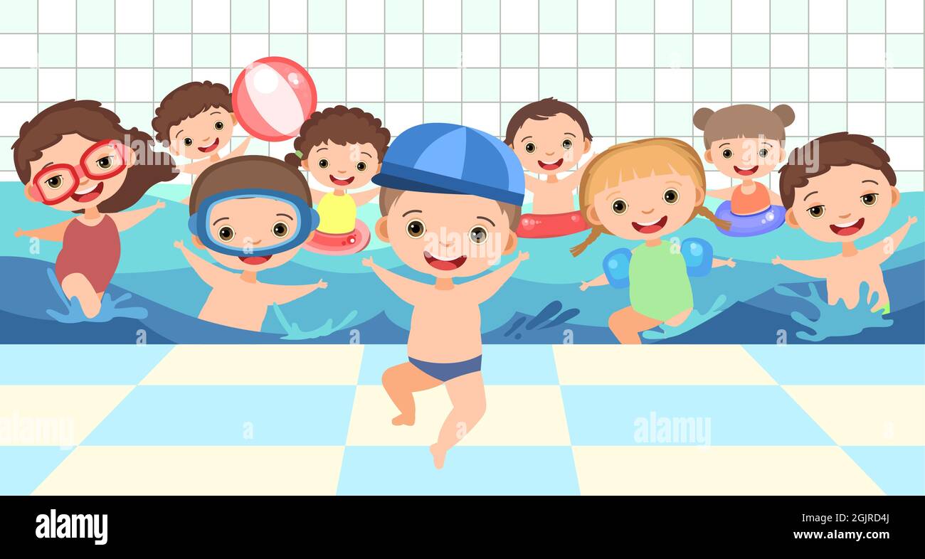 Underwater play Stock Vector Images - Alamy