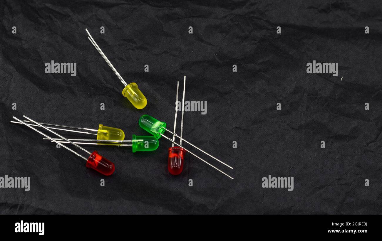led light component electronic Stock Photo - Alamy