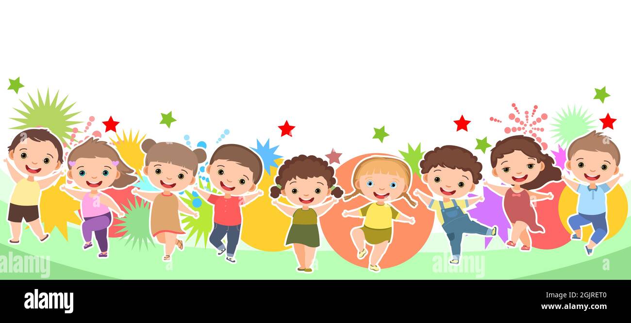 Kids Dance Party Clip Art