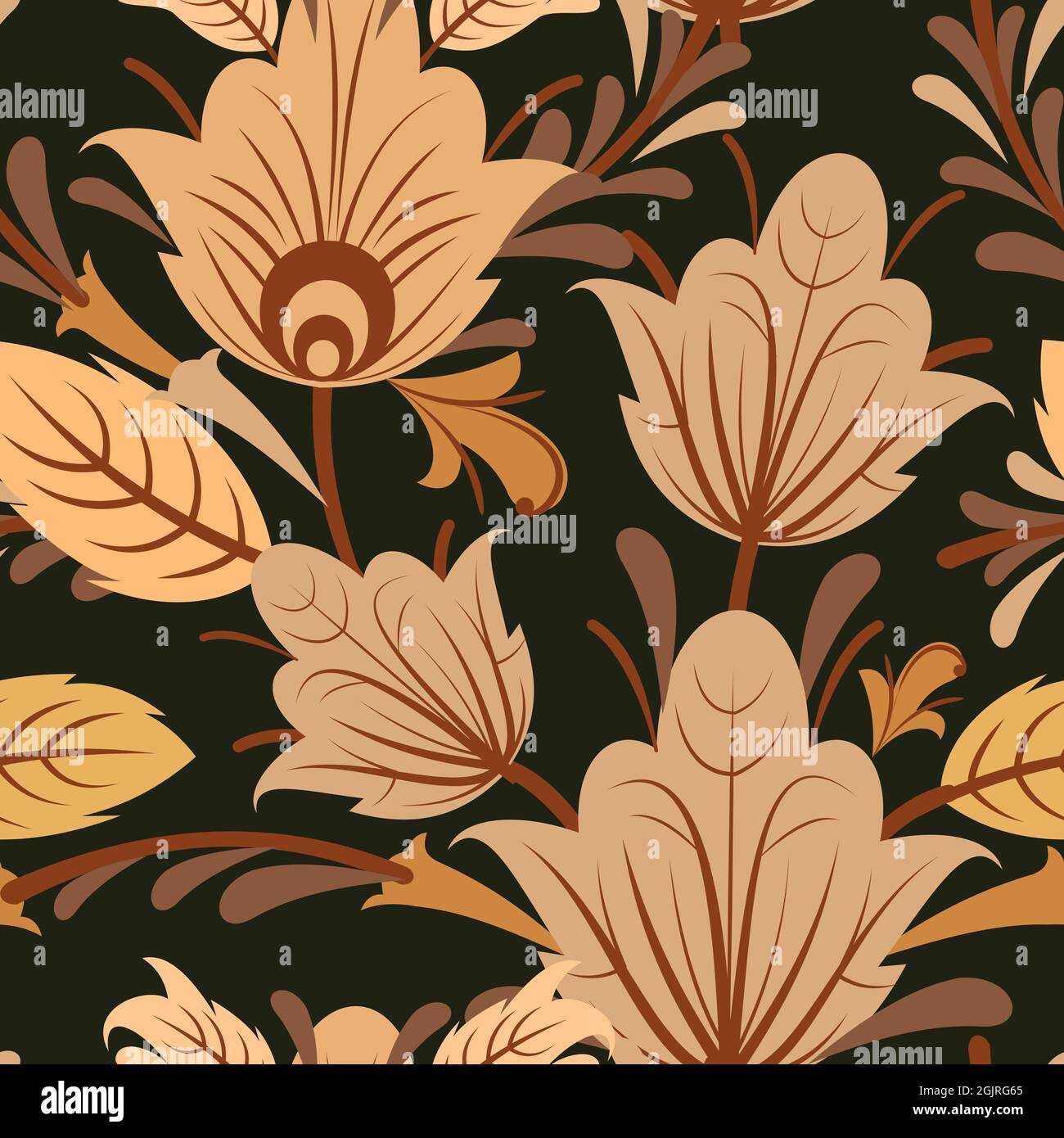 Summer vegetable seamless pattern. Beautiful ornament with interlacing ...